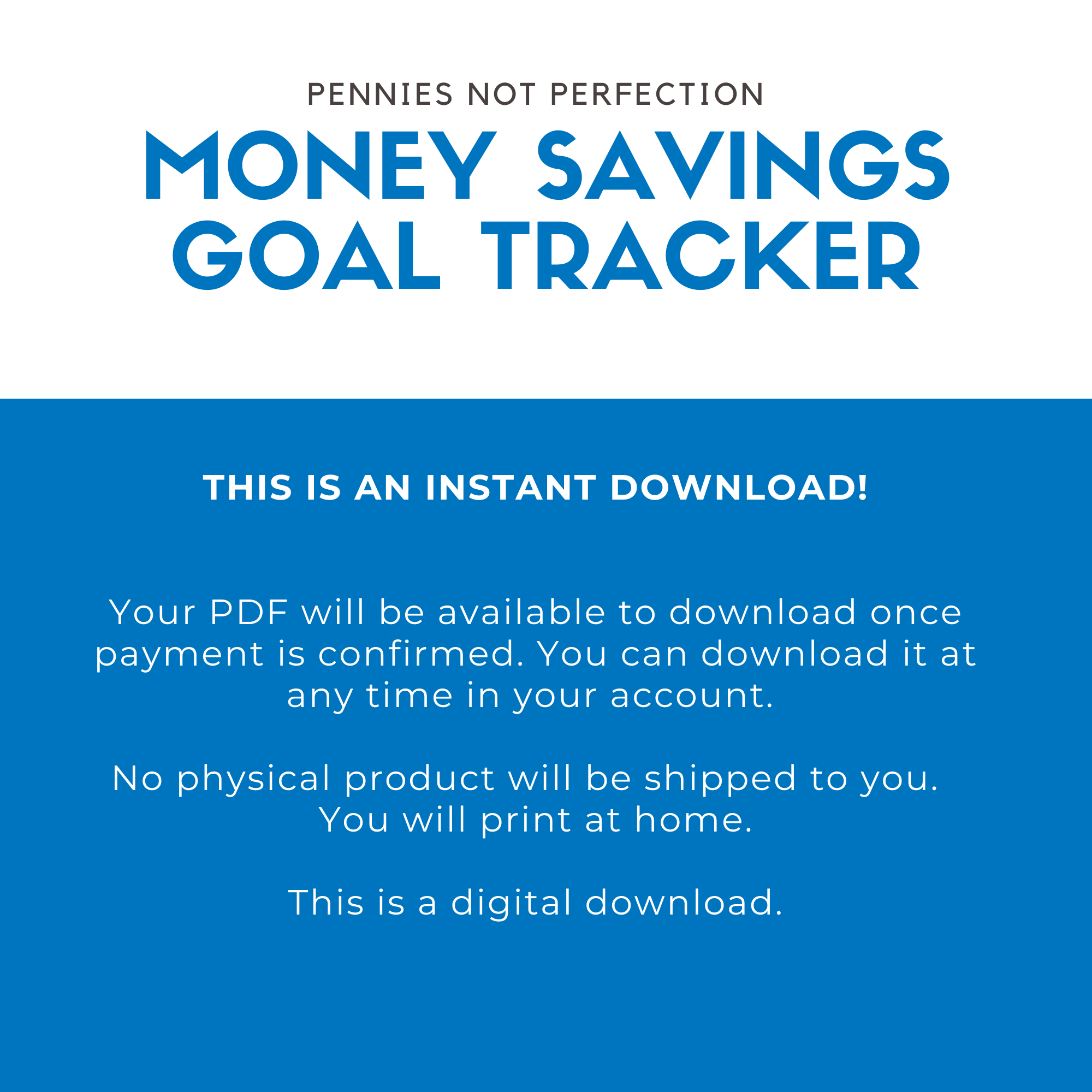 Money Savings Goal Tracker | Dollar Bills Savings Tracker Printable ...