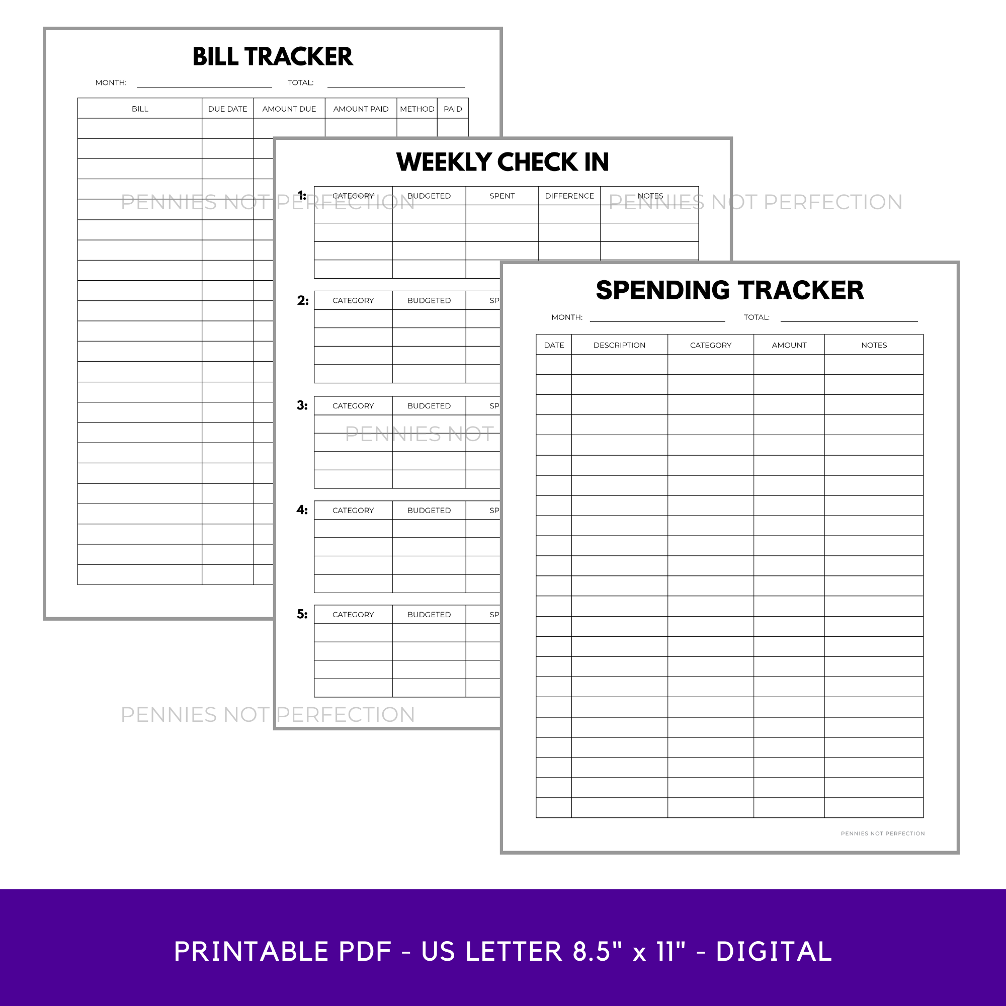 Pay Yourself First Budget Printable Planner – penniesnotperfection